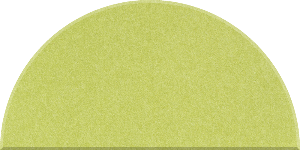 Kiwi Half Circle | felt right