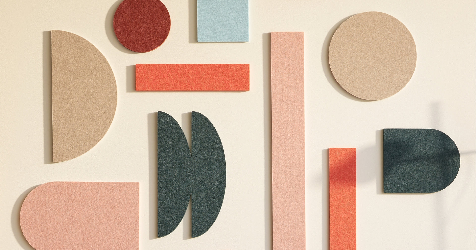 Elizabeth Olwen Shape Play | Colorful Wall Art | Felt Right | felt right