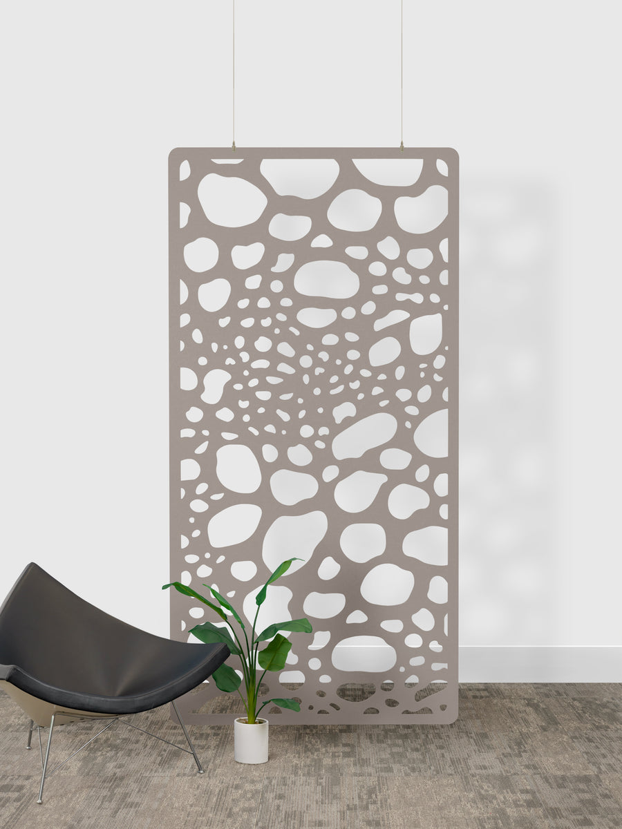 Ash Pebble Partition | felt right