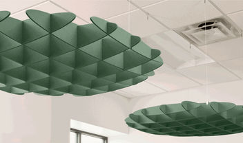 Grid Ceiling Cloud Baffle | felt right