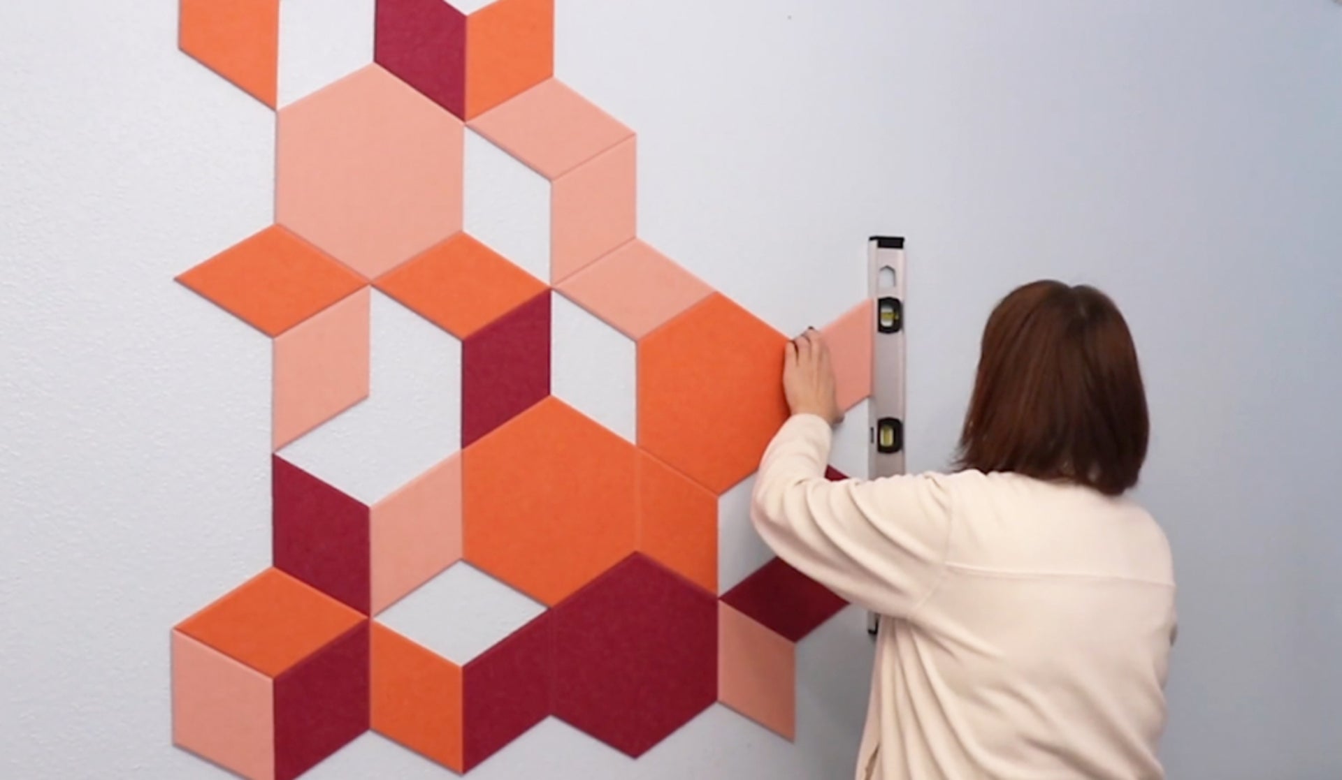 Installation | Felt Right Wall Tiles | felt right