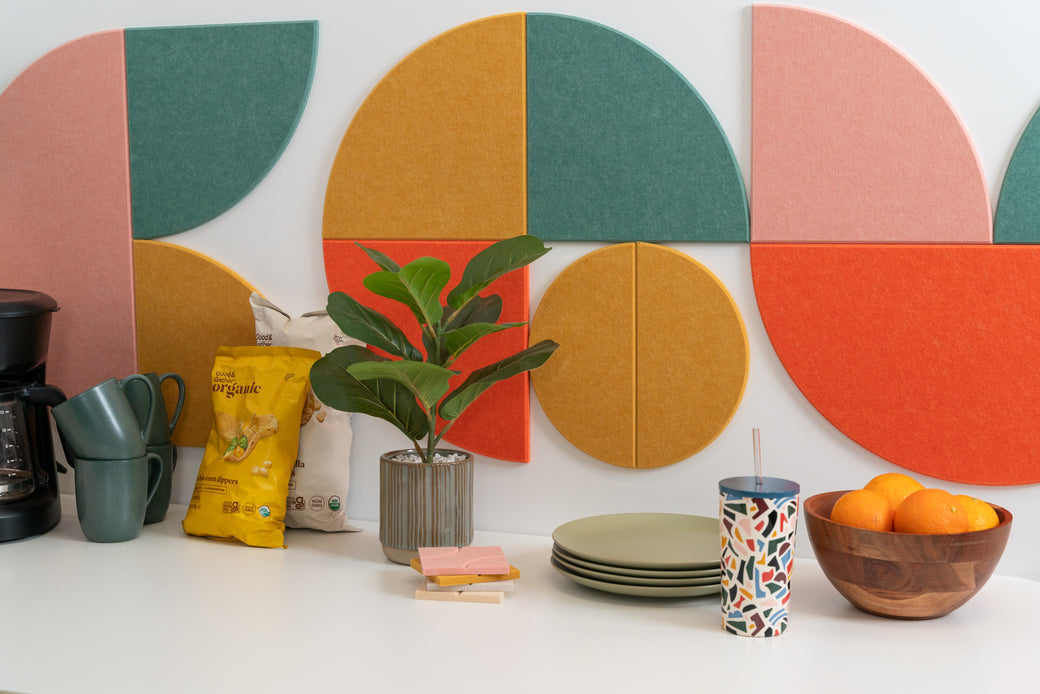 Orca Yellow Acoustic Wall Art | Pinnable Tiles | Felt Right | felt right