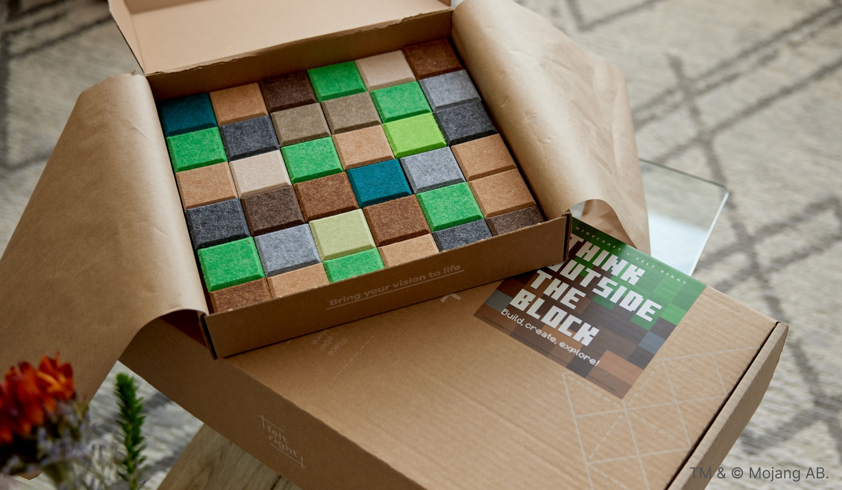 Minecraft™ Creeper | Pinnable Wall Art | Felt Right | felt right