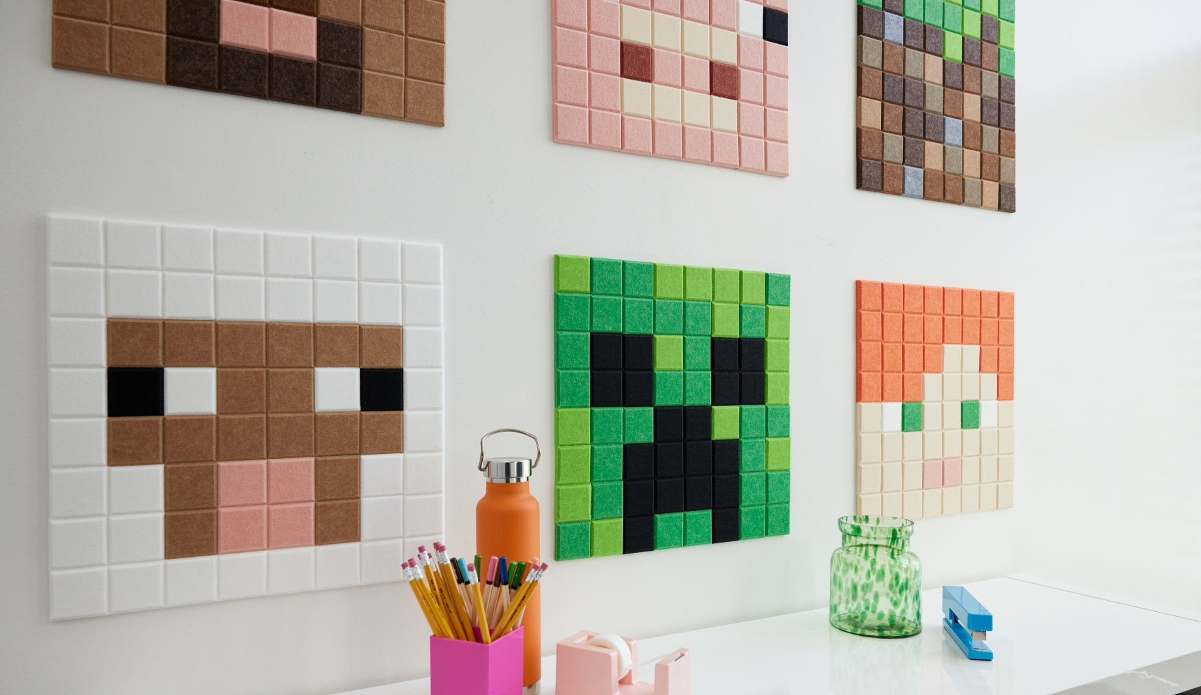 Minecraft™ Creeper | Pinnable Wall Art | Felt Right | felt right