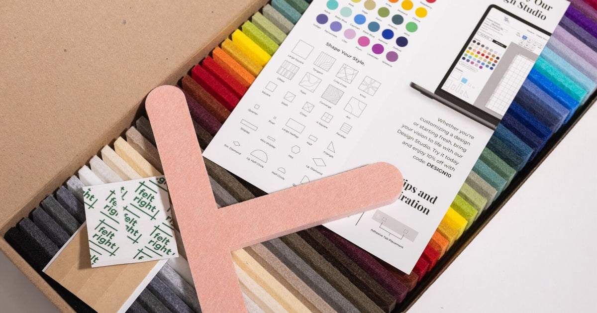 Square | Acoustic Pinnable Single Tiles | Felt Right | felt right