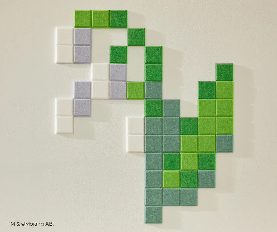 Minecraft™ Lilly of the Valley | Pinnable Art | Felt Right | felt right