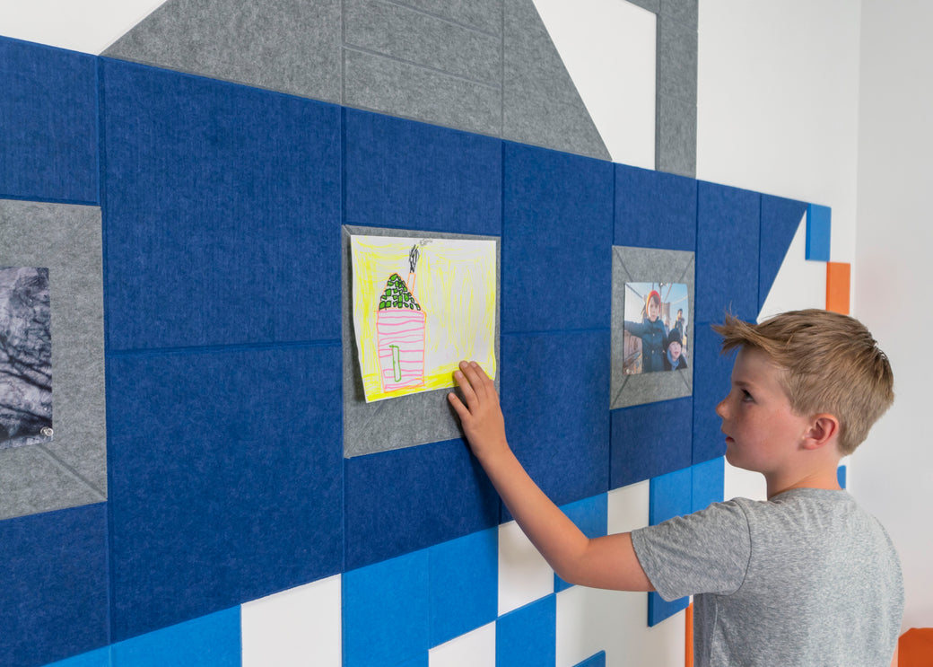 Submarine Acoustic Wall Art | Pinnable Tiles | Felt Right | felt right