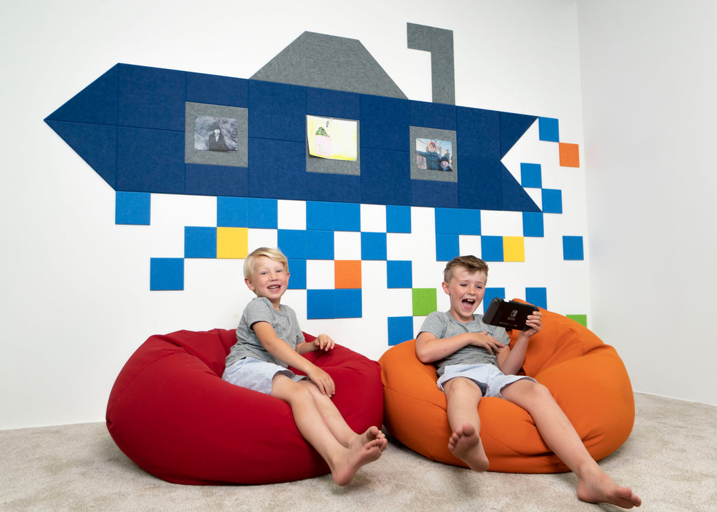 Submarine Acoustic Wall Art | Pinnable Tiles | Felt Right | felt right